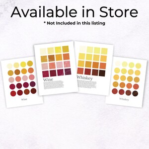 Scotch Color Guide, Types, Tips, Cheatsheet, Poster, Gift, Home Scotch ...