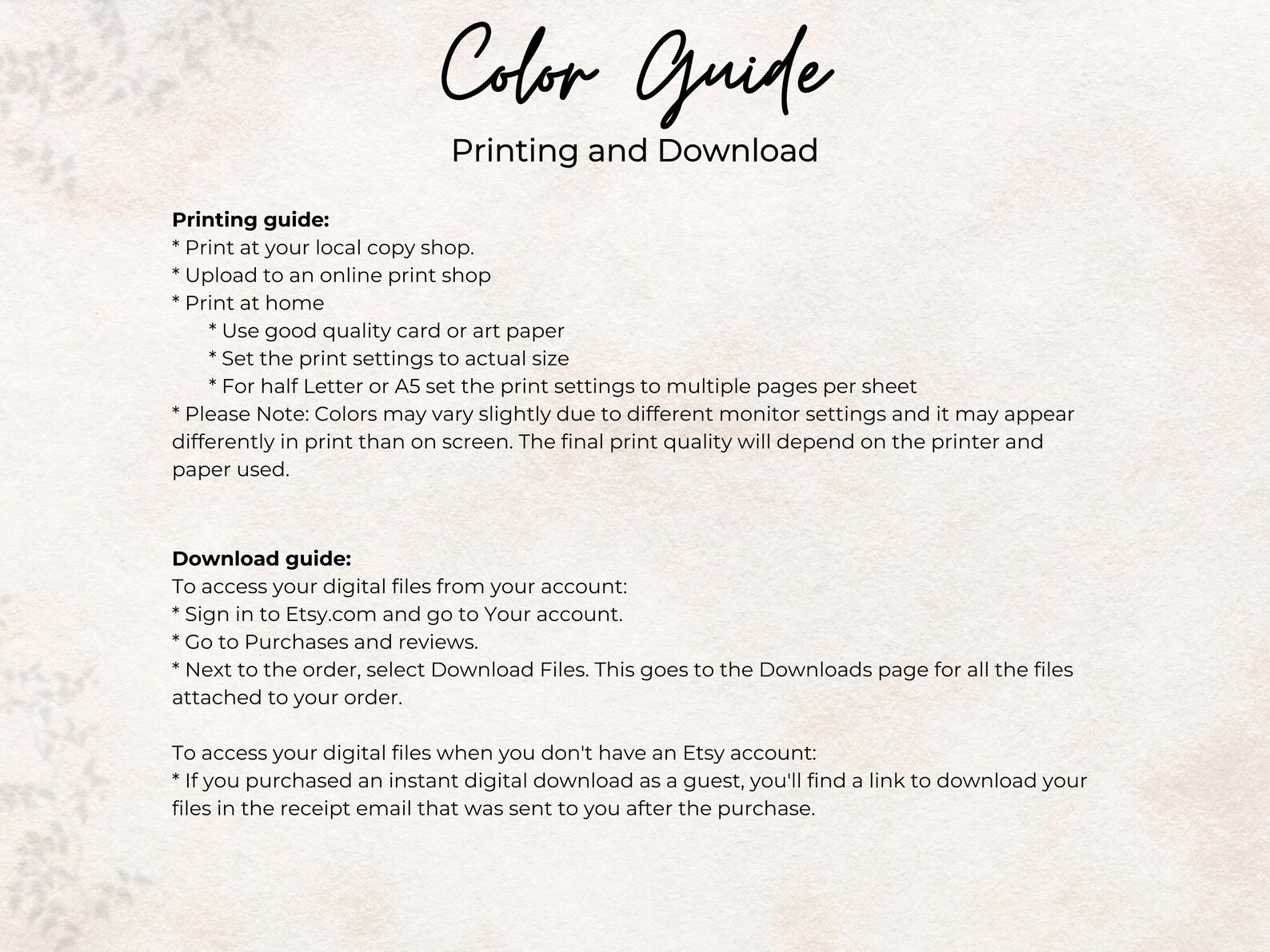 Bourbon Color Guide, Types, Tips, Poster, Sign, Printable, Gift, Home ...