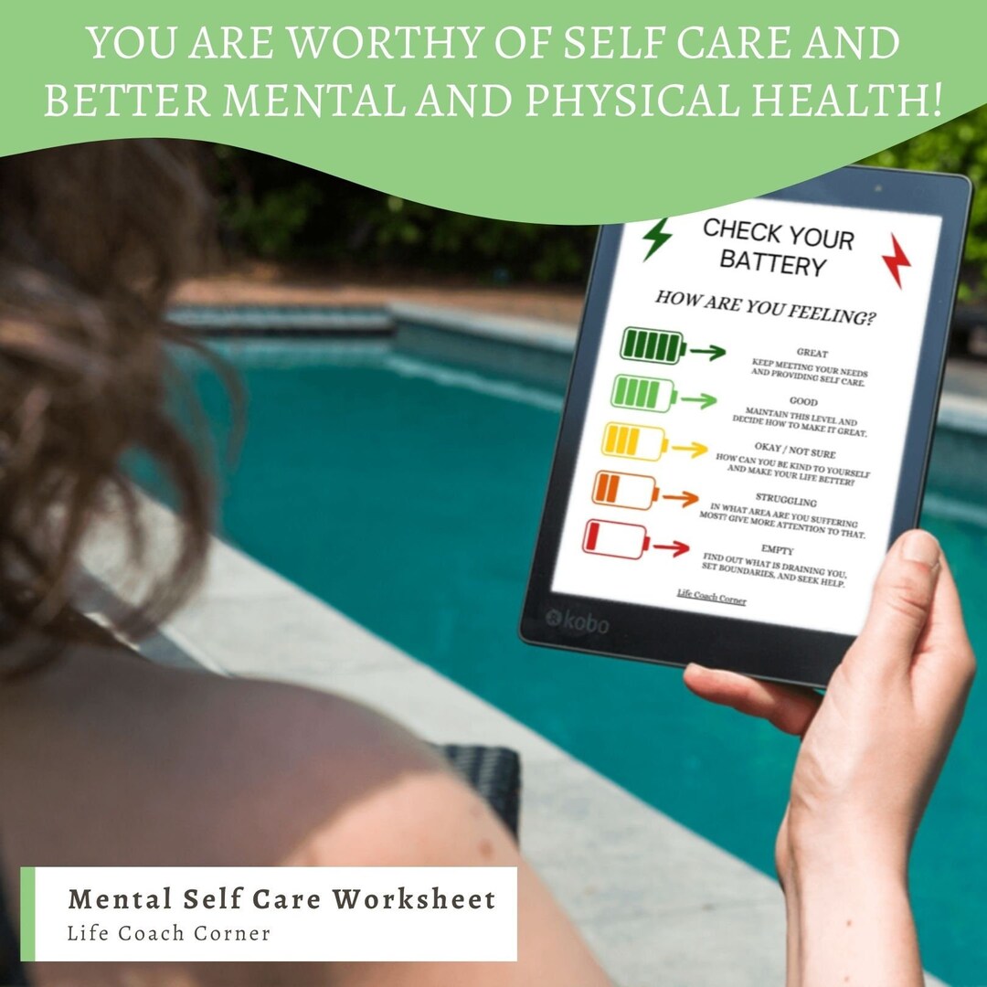 Check and Recharge Your Battery for Mental and Physical Health, Self ...