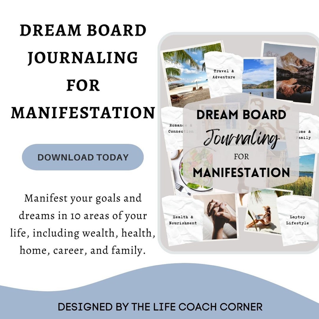 Dream Board Kit, Law of Attraction, Vision Board, Manifestation Course ...