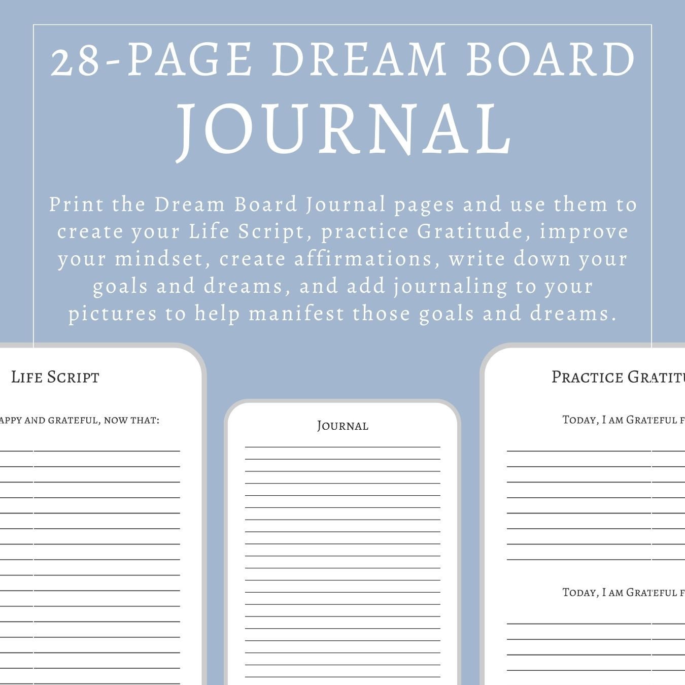 Dream Board Kit, Law of Attraction, Vision Board, Manifestation Course ...