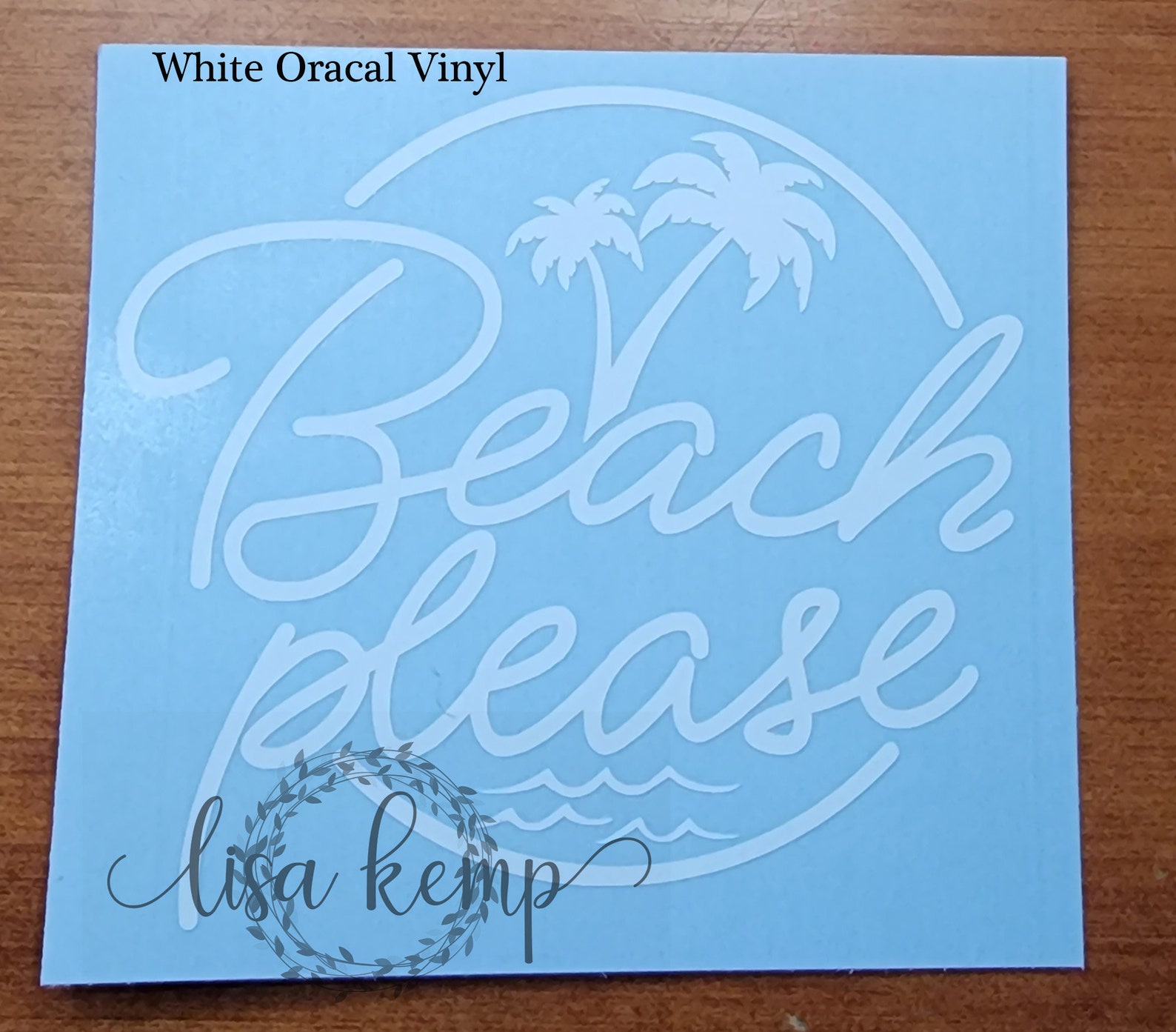 Beach Please Decal Car Window Decal Laptop Decal Tumbler - Etsy
