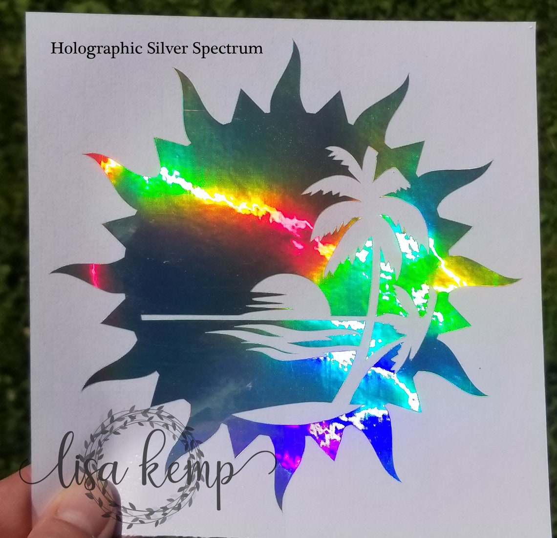 Sunset Beach Decal Car Window Decal Laptop Decal - Etsy