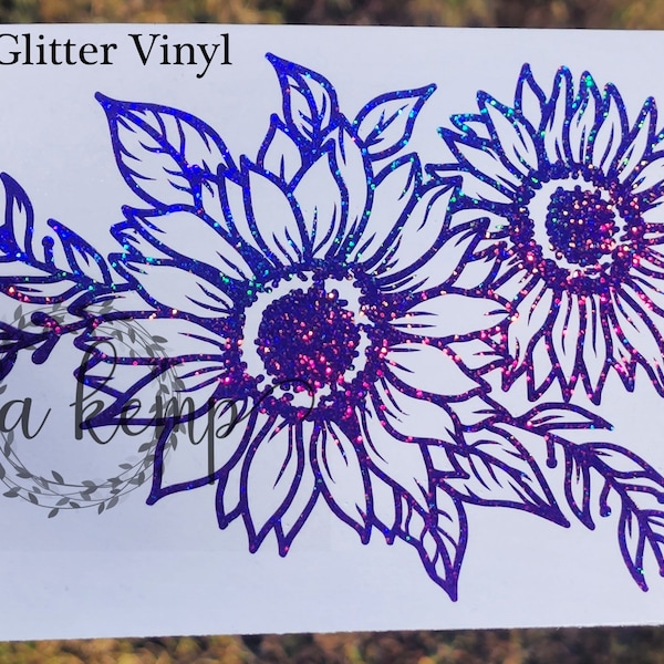 Sunflower Decal - Etsy