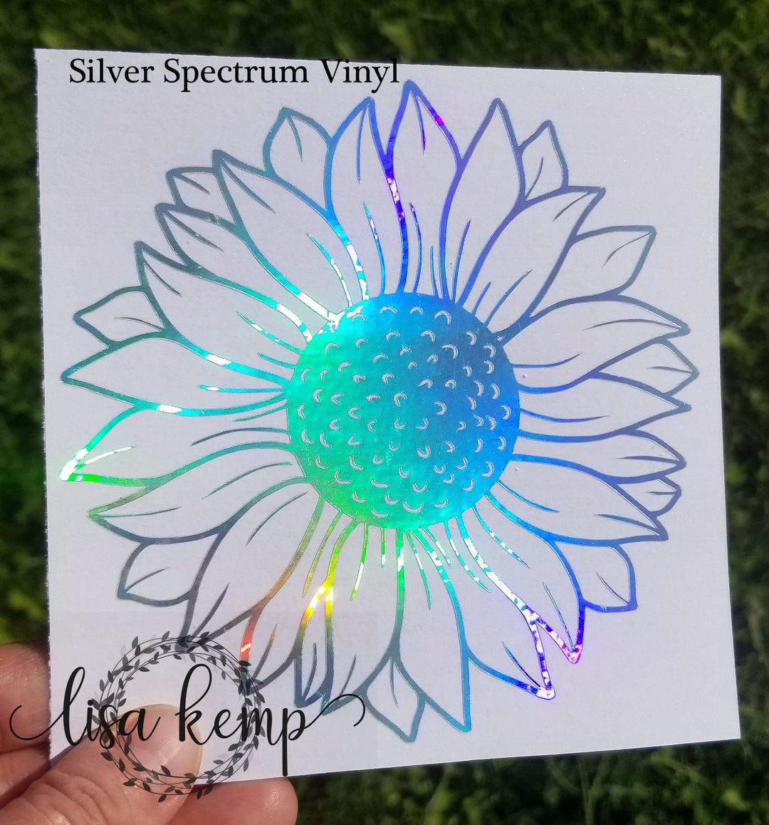 Sunflower Car Decal, Sunflower Decal, Sunflower Car Window Decal ...