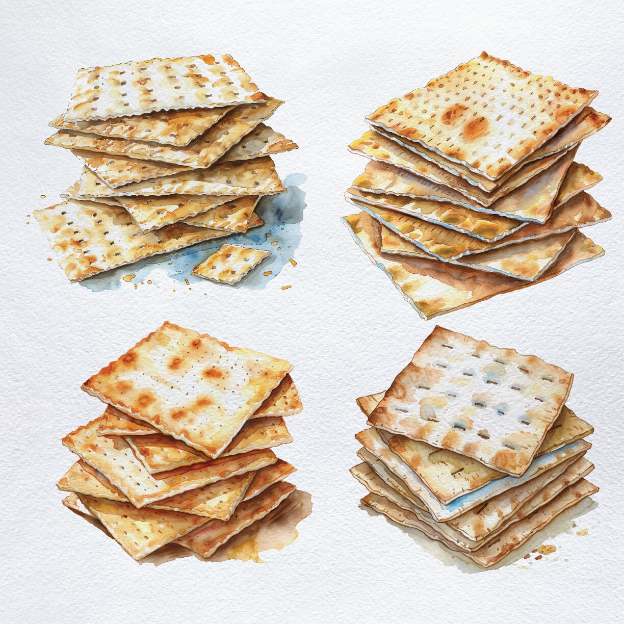 Pesach/passover Seder Dinner Illustration Set Clip Art - Etsy