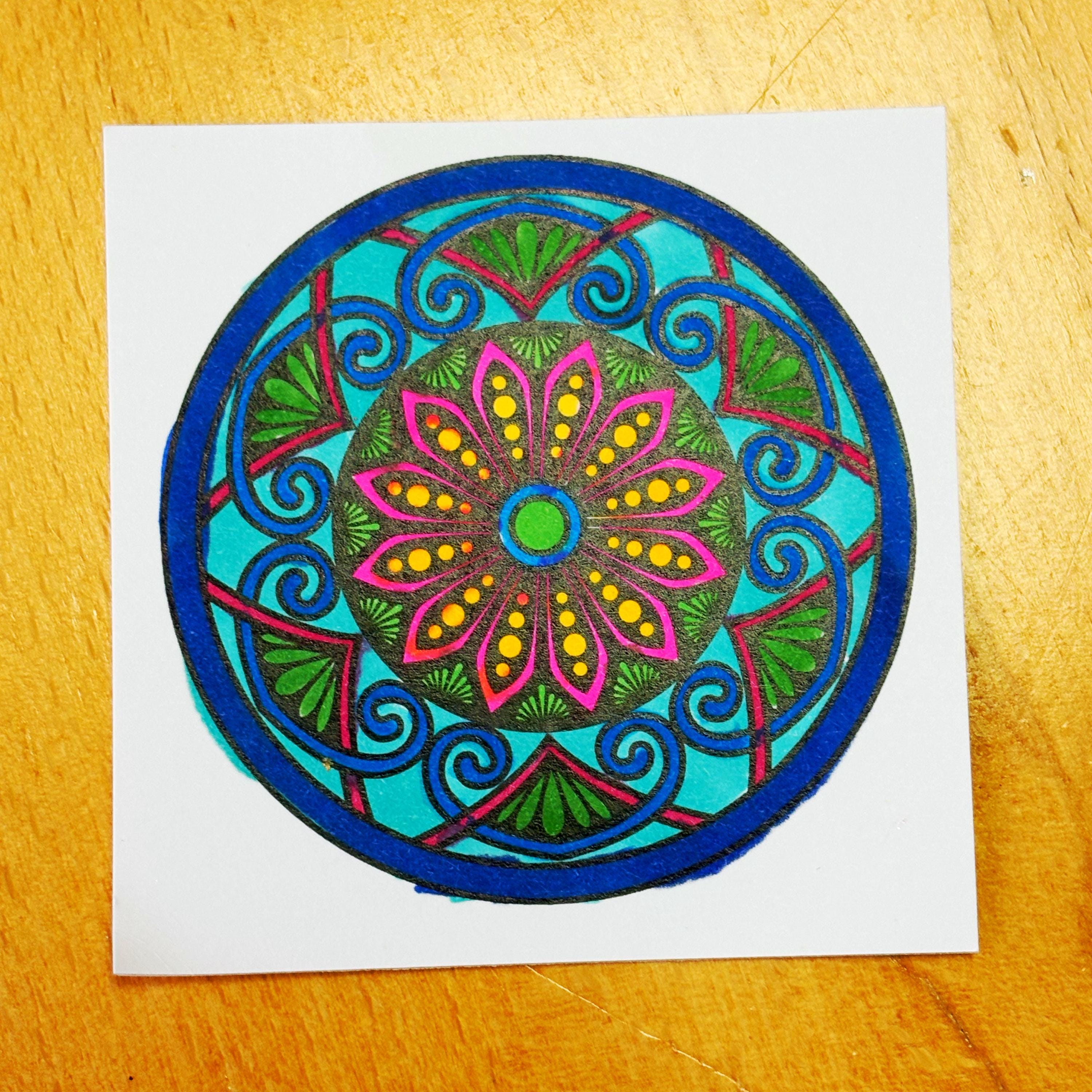 Mini Mandala Coloring Book - Etsy