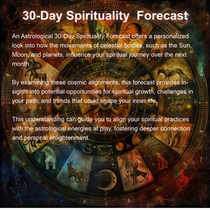 Spirituality Custom Astrology Forecast. Personalized 30-day Spiritual Forecast. in Depth Custom ...