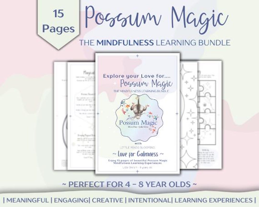 Possum Magic ~ Mindfulness Learning Bundle (resources, PDF, Preschool ...