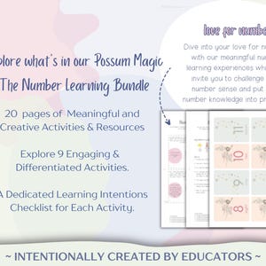 Possum Magic ~ Number Learning Bundle (resources, PDF, Preschool, Early ...