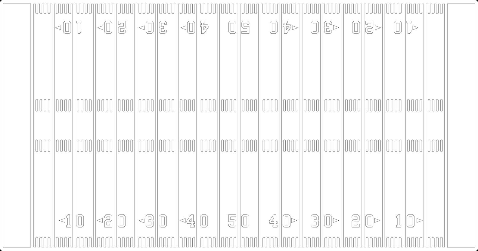Football Field SVG Cut File | Instant Download DXF Eps Ai Vector ...