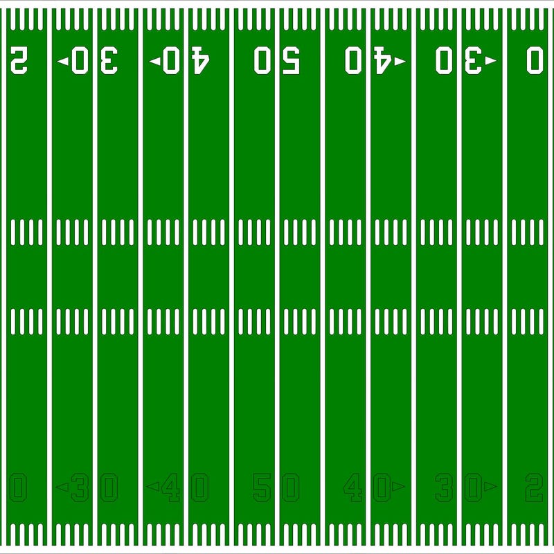 Football Field Art - Etsy