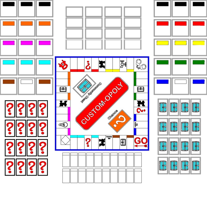 Monopoly Game Board - Etsy