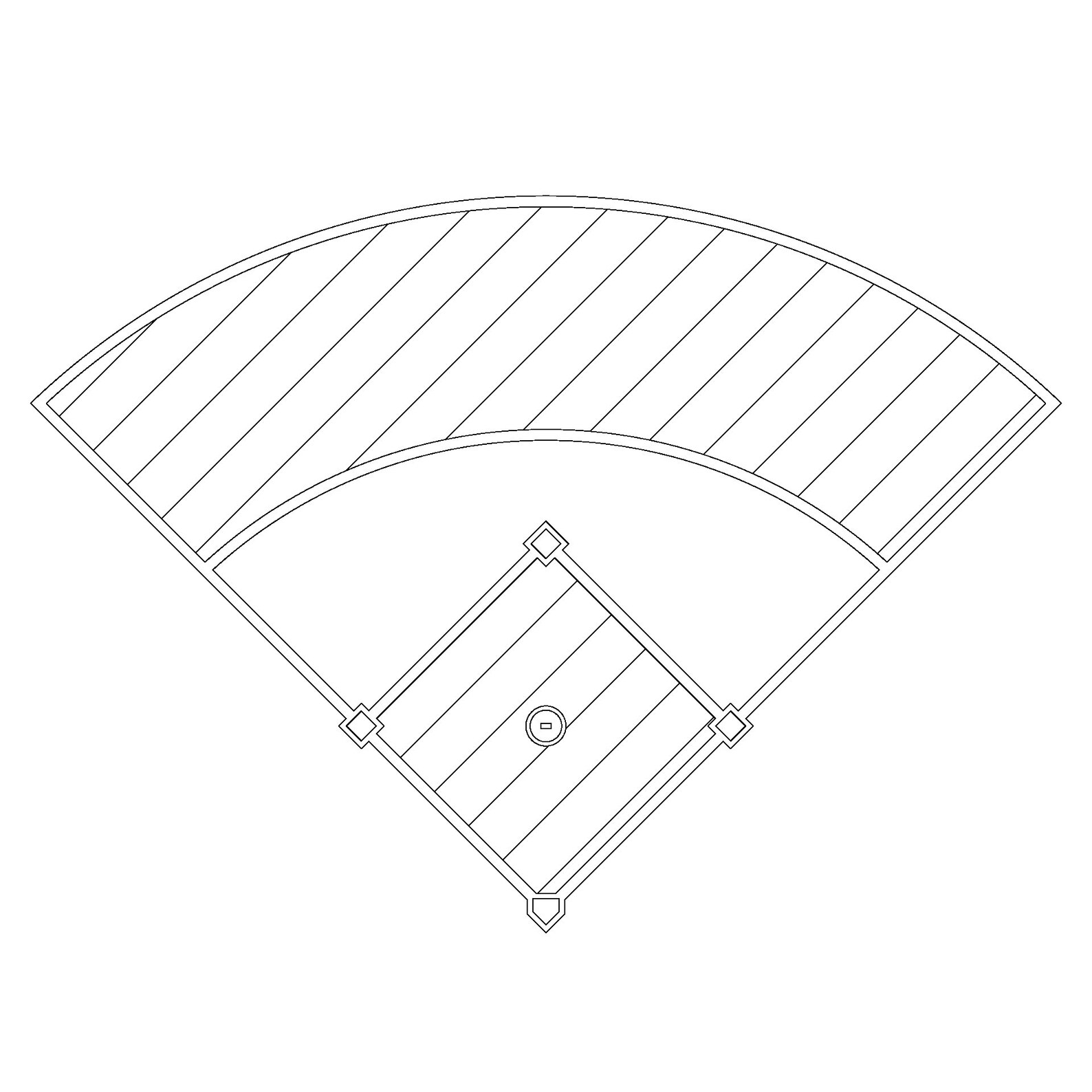 Baseball Field SVG PNG DXF Eps Ai Files Instant Download Arts and ...