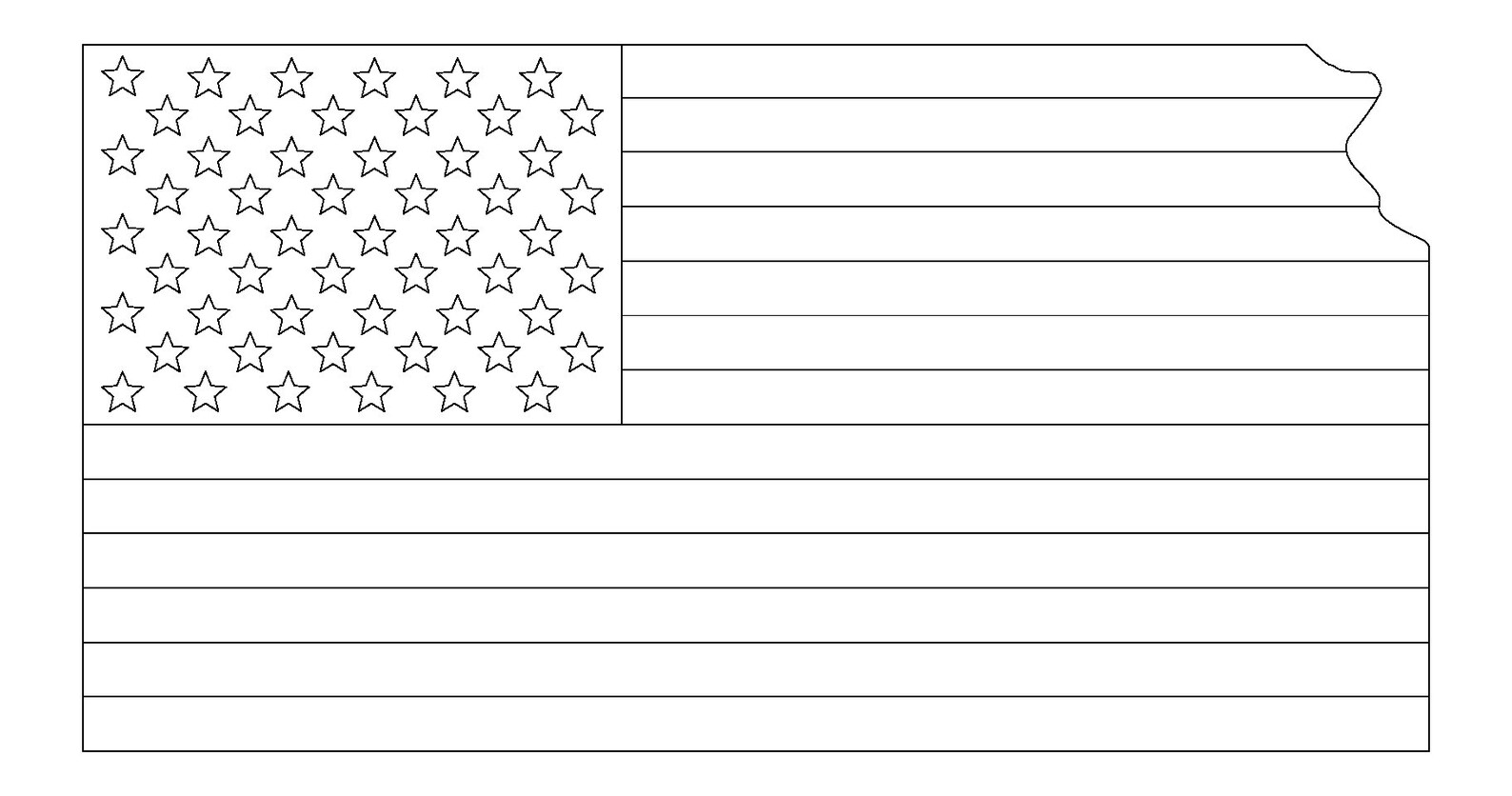 American Flag Kansas State Outline SVG PNG - Patriotic Kansas Flag ...