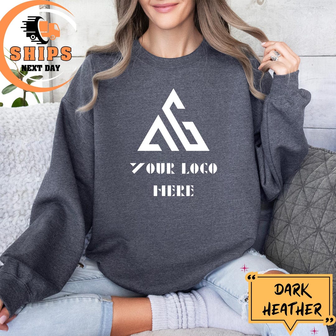 Custom Company Logo Design, Team Logo, Personalized Logo Sweatshirt ...