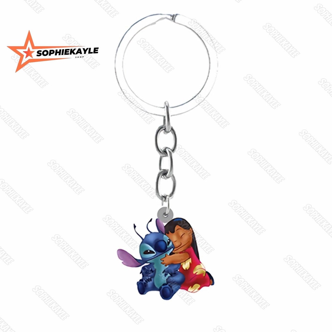 Lilo and Stitch Keychain, Disney Stitch Keychain, Stitch Keychain ...