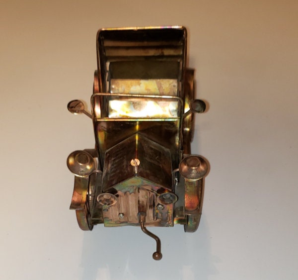 Vintage Rustic Copper/tin Model-t Car Music Box - Etsy
