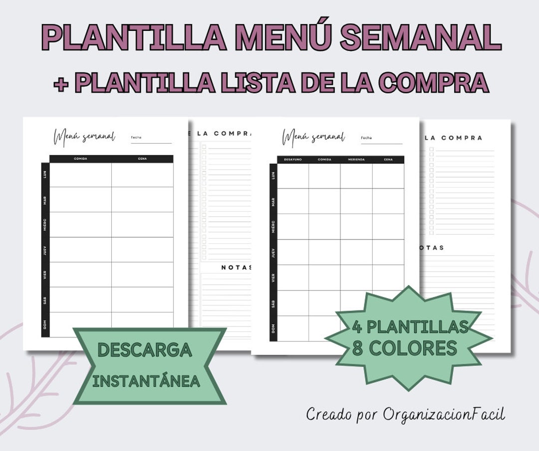 SPANISH Week MEAL PLAN for Bussy Moms. Streamline Your Week With This ...