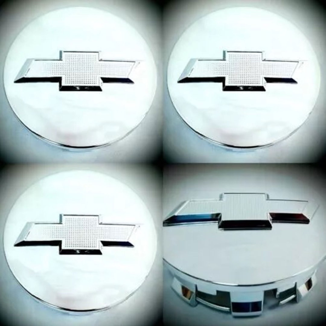 1 Set ,4 Chrome Chevy Suburban Tahoe Center Caps 9596403 3.25 18 20 22 ...