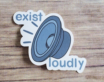Speaker Sticker - Etsy