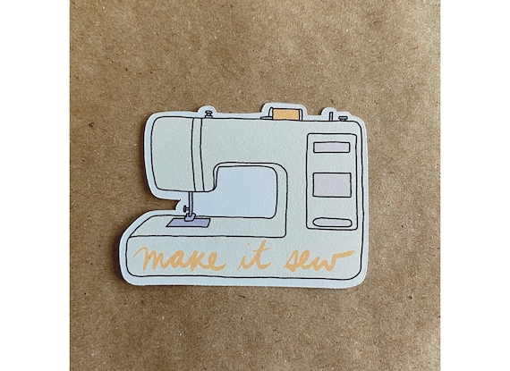 Sewing Machine Cute Drawing