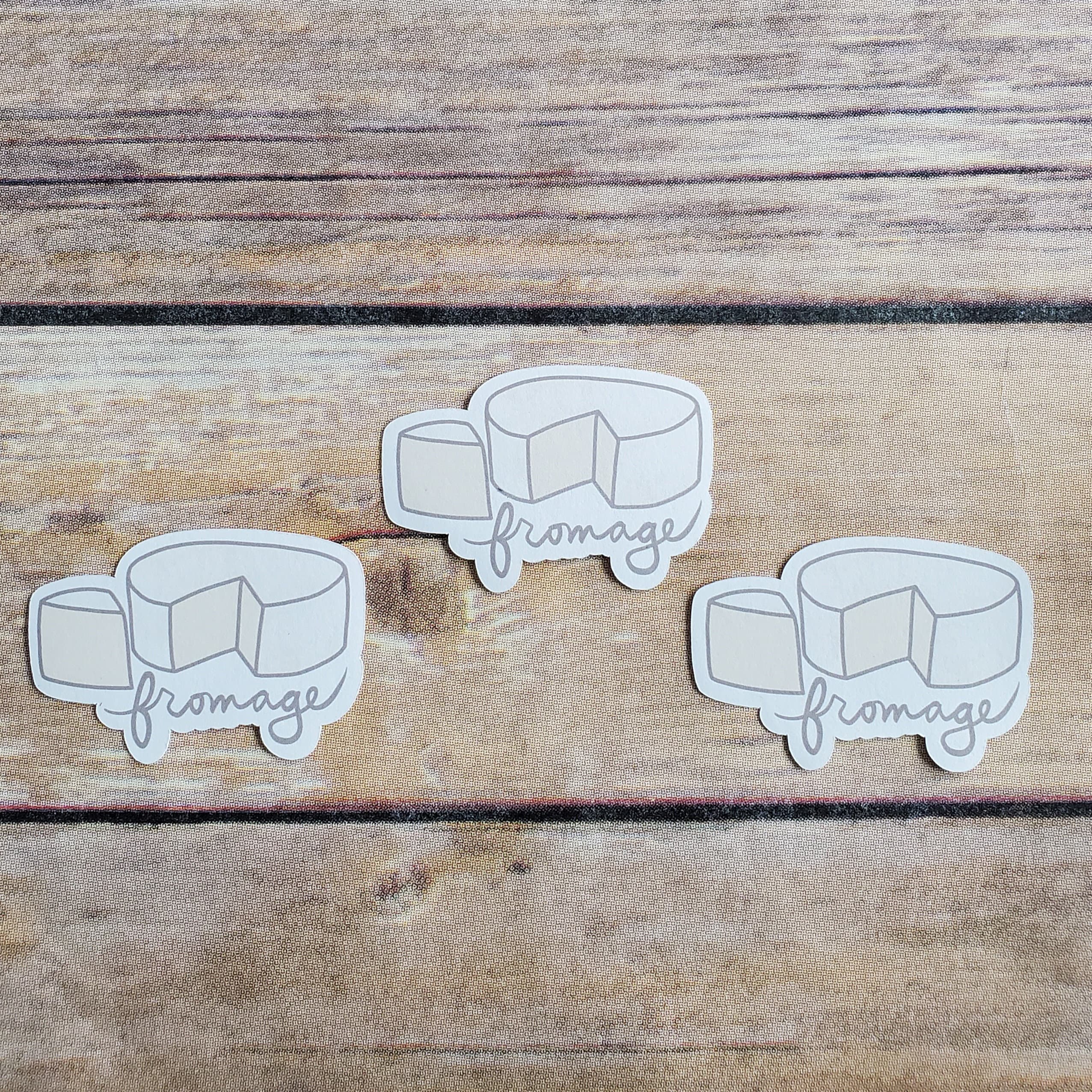 Fromage Brie Cheese Sticker - Etsy