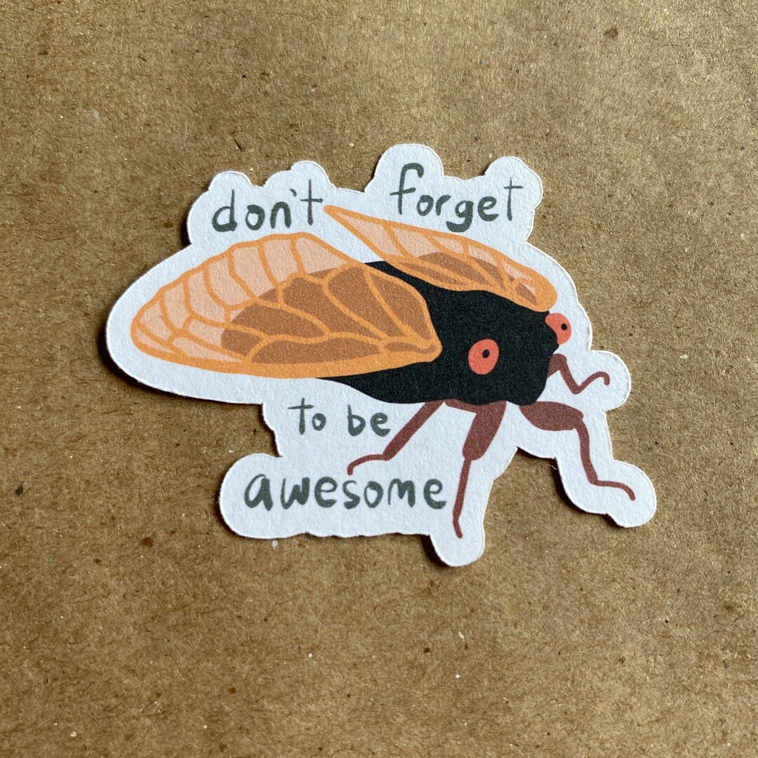 Dftba Cicada Sticker - Etsy