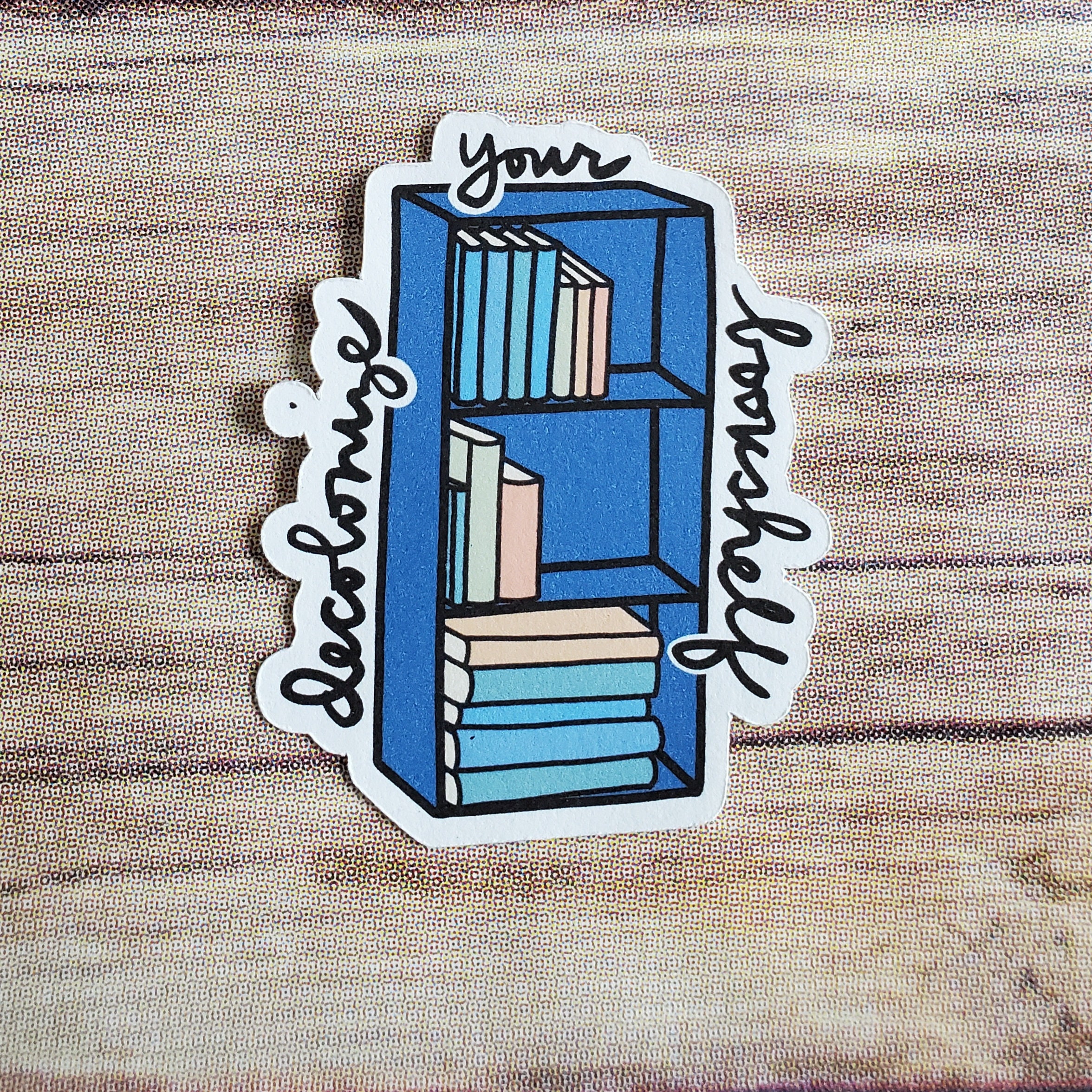 library enthusiast card sticker — AnneArchy