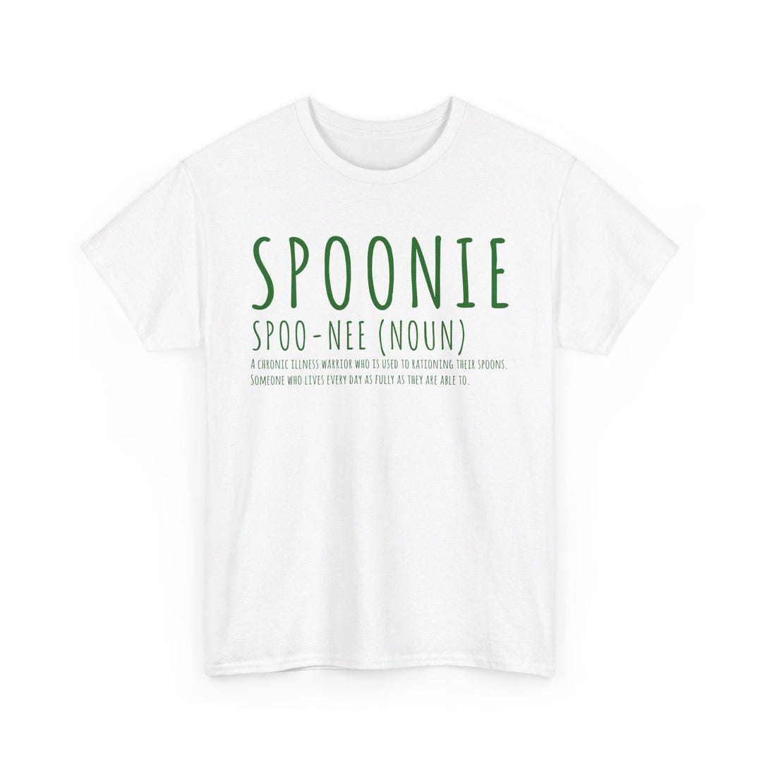 Spoonie Definition Shirt, Funny Chronic Illness Shirt, Invisible ...