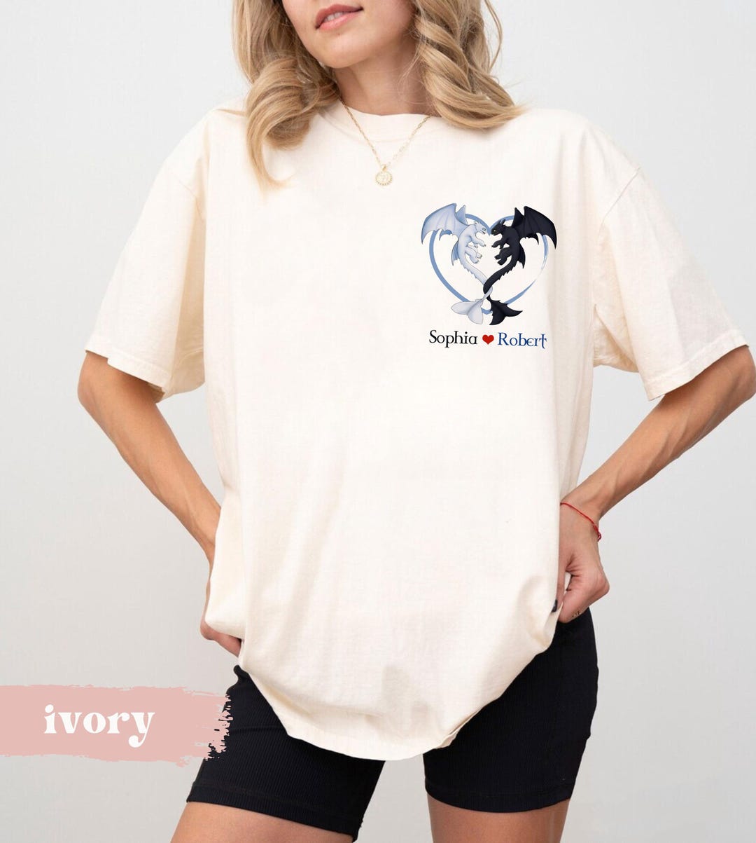 Custom Toothless and Light Fury Couple Tshirt, Toothless Couple Dragon ...