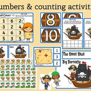 Preschool Pirate Activities, Games and Worksheets for Home Preschool ...
