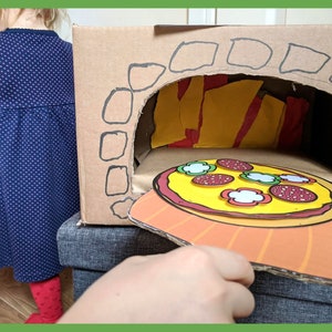 Pizza Shop Dramatic Play Printables for Pretend Play Pizza Restaurant ...