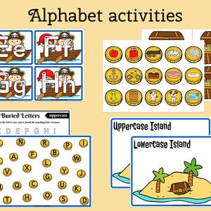 Preschool Pirate Activities, Games and Worksheets for Home Preschool ...