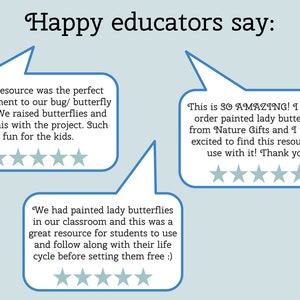 Painted Lady Butterfly Life Cycle Unit and Caterpillar Observation ...