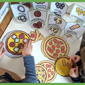 Pizza Shop Dramatic Play Printables for Pretend Play Pizza Restaurant ...