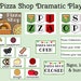 Pizza Shop Dramatic Play Printables for Pretend Play Pizza Restaurant ...