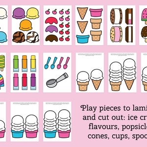 Ice Cream Shop Dramatic Play Printables: Summer Pretend Play Area ...