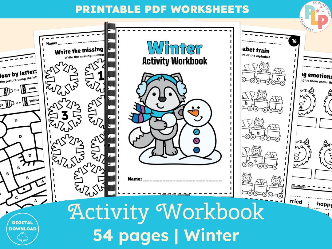 Winter Workbook: No Prep Activities and Worksheets for January ...