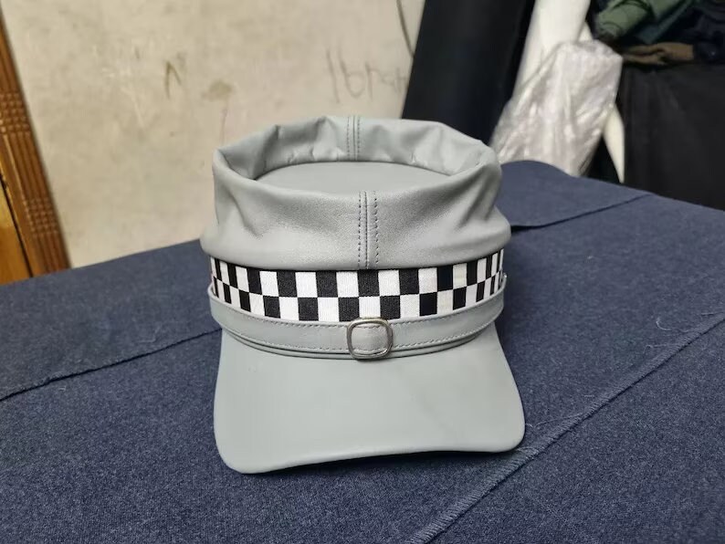 American Civil War Leather Kepi Cap Replica Authentic Confederate ...