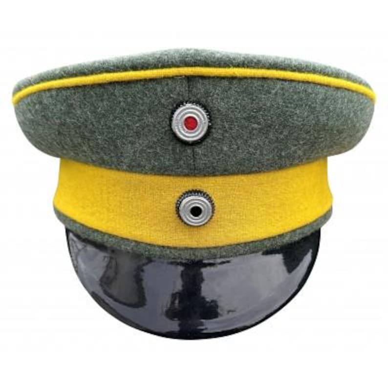 WW1 German Cavalry Officer Visor Cap Reproduction Military Hat world ...