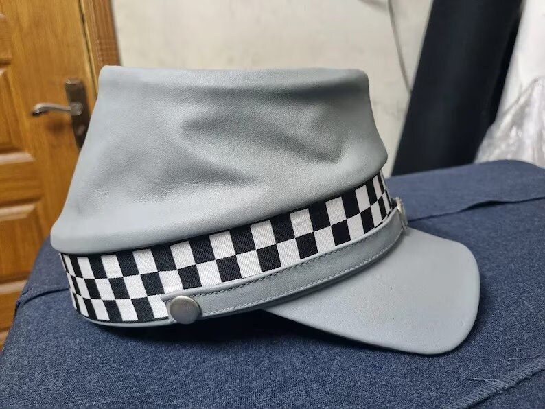 American Civil War Leather Kepi Cap Replica Authentic Confederate ...