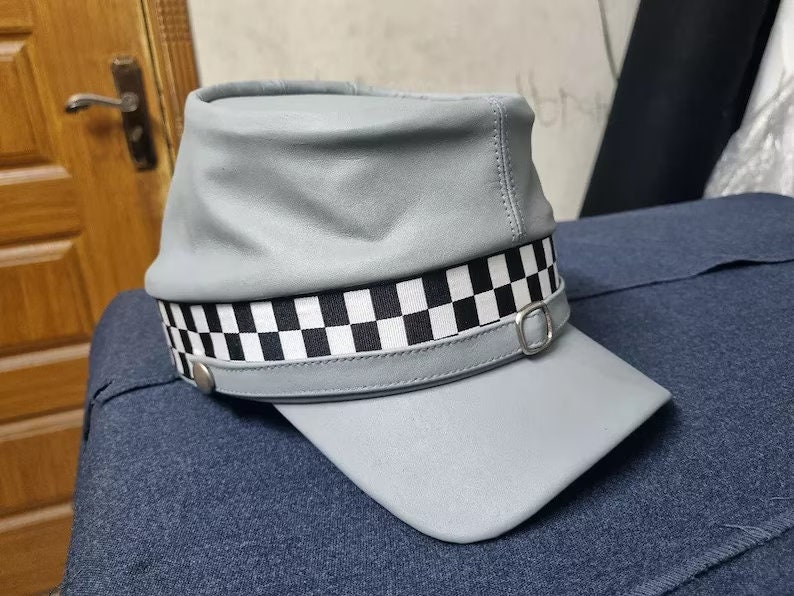 American Civil War Leather Kepi Cap Replica Authentic Confederate ...