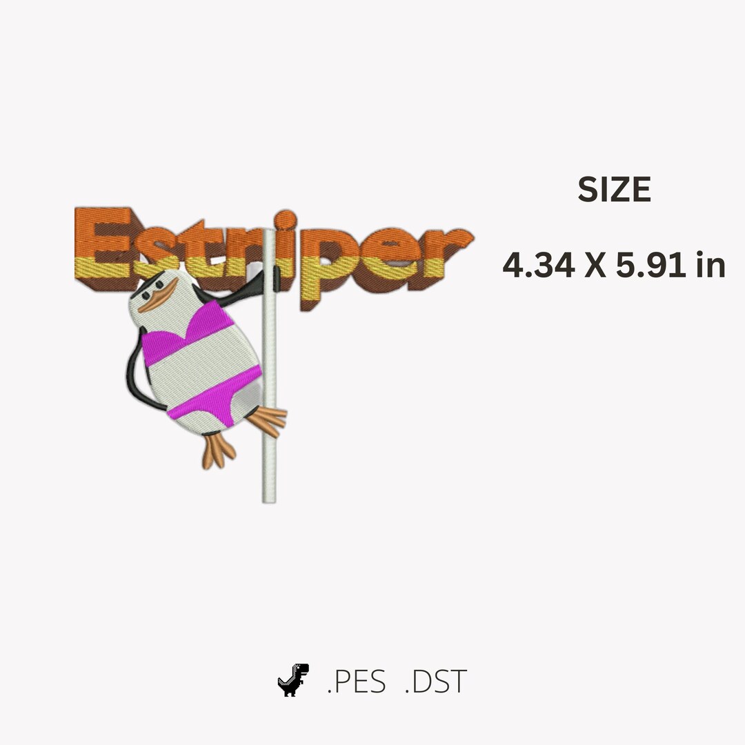 Penguins of Madagascar Embroidery Designs Estriper Embroidery Pattern ...
