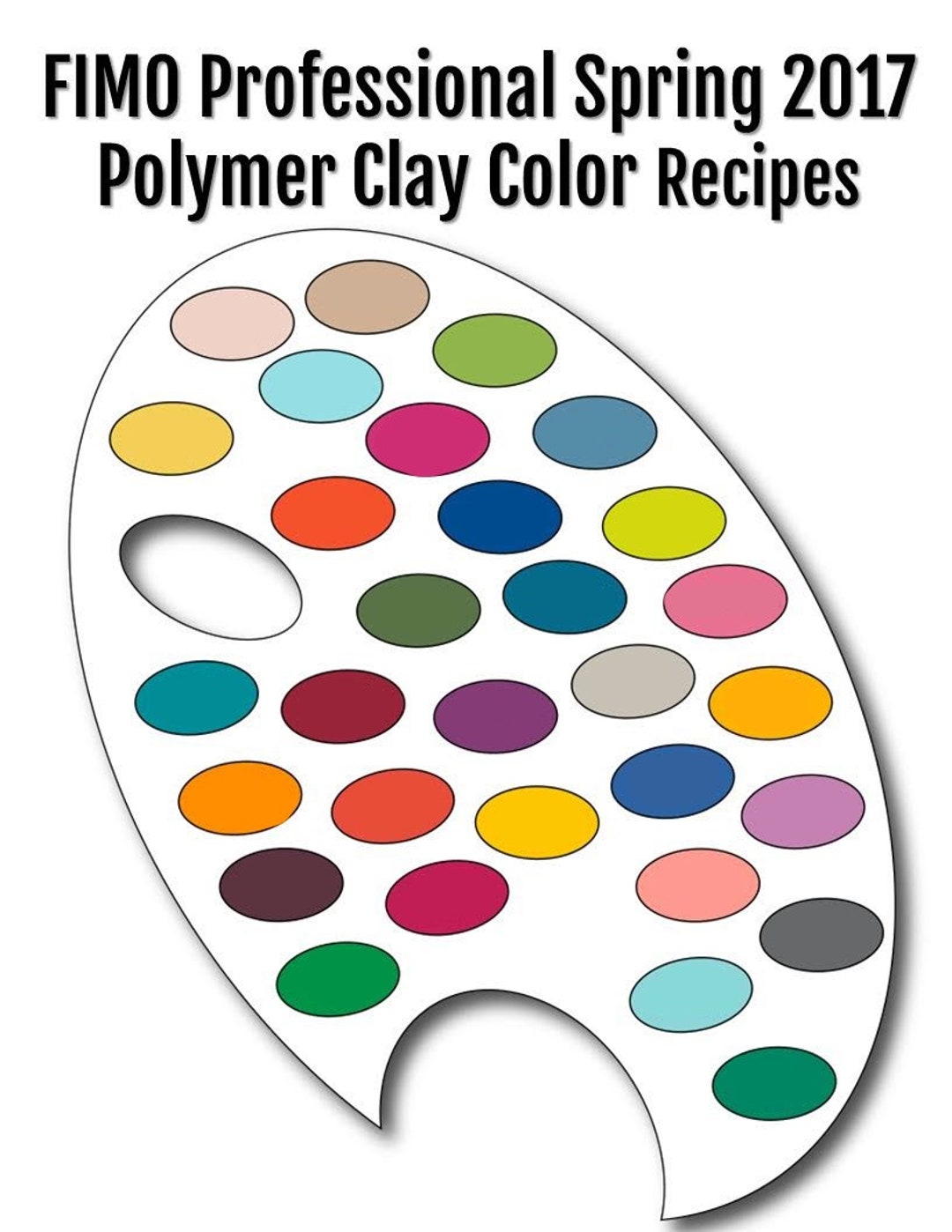 30 FIMO Professional Polymer Clay Color Recipes for Spring Summer 2017 ...