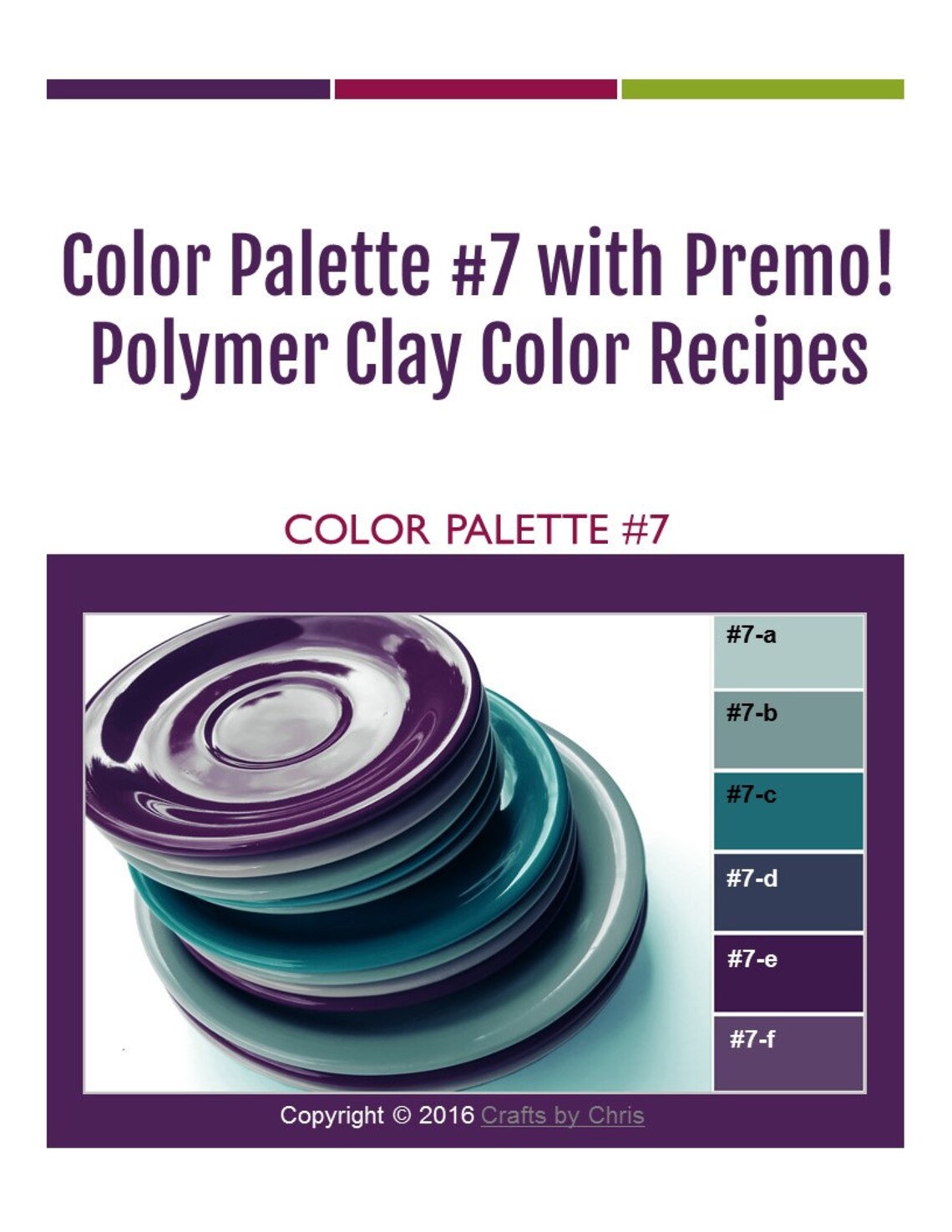 6 Premo Polymer Clay Color Mixing Recipes for Color Palette - Etsy