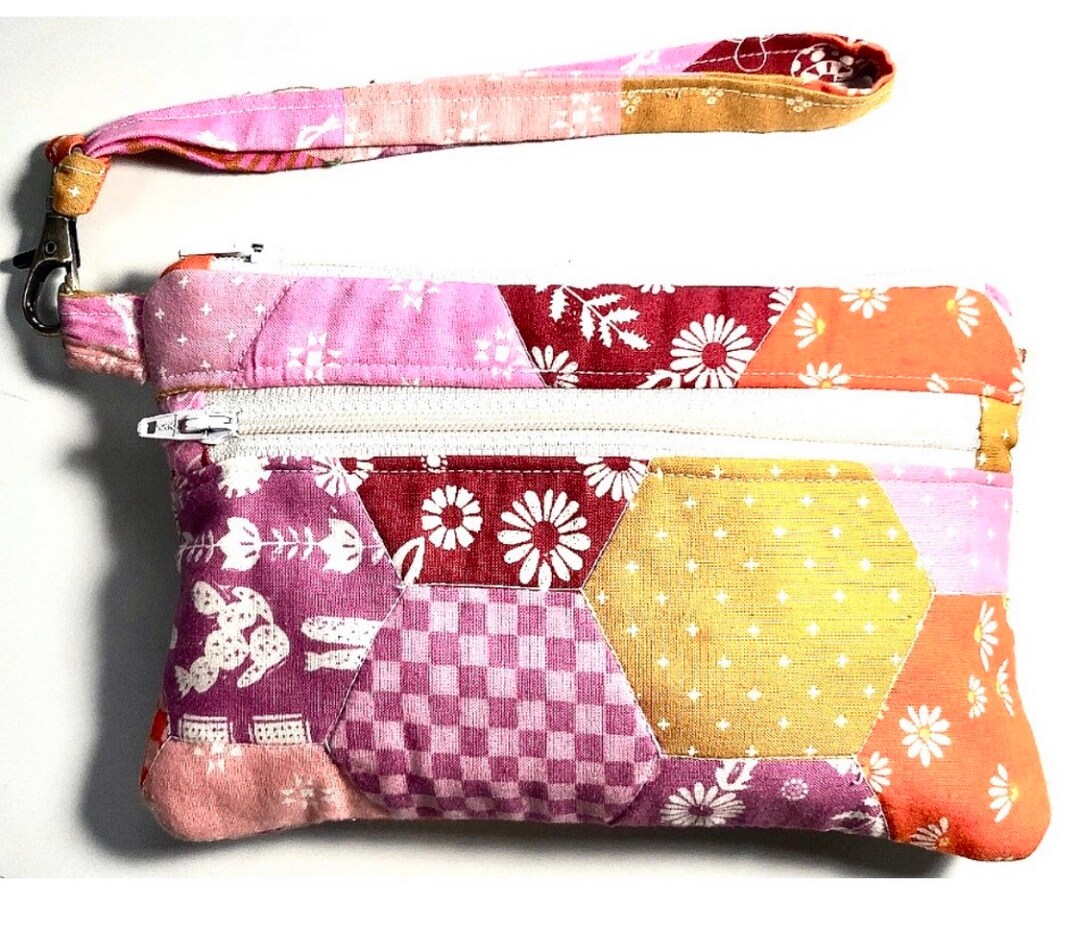 Double Zip Pouch Wristlet Sewing Pattern : PDF Download - Etsy