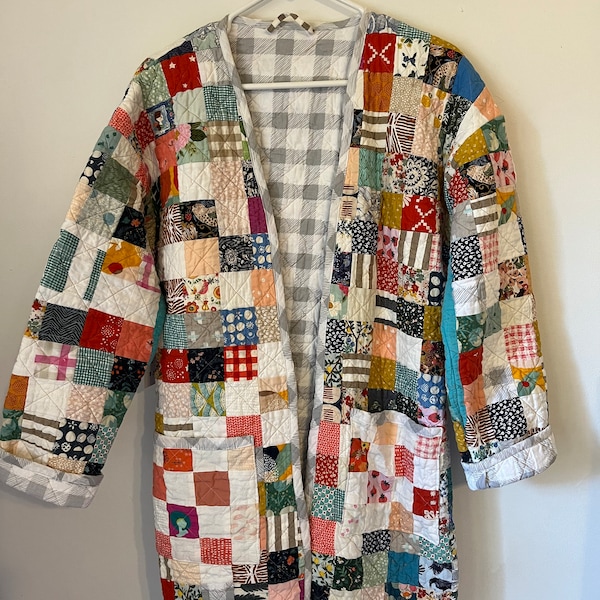 Patchwork Quilt Jacket - Etsy