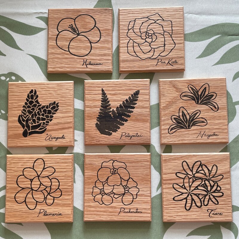 Hawaii Coasters - Etsy