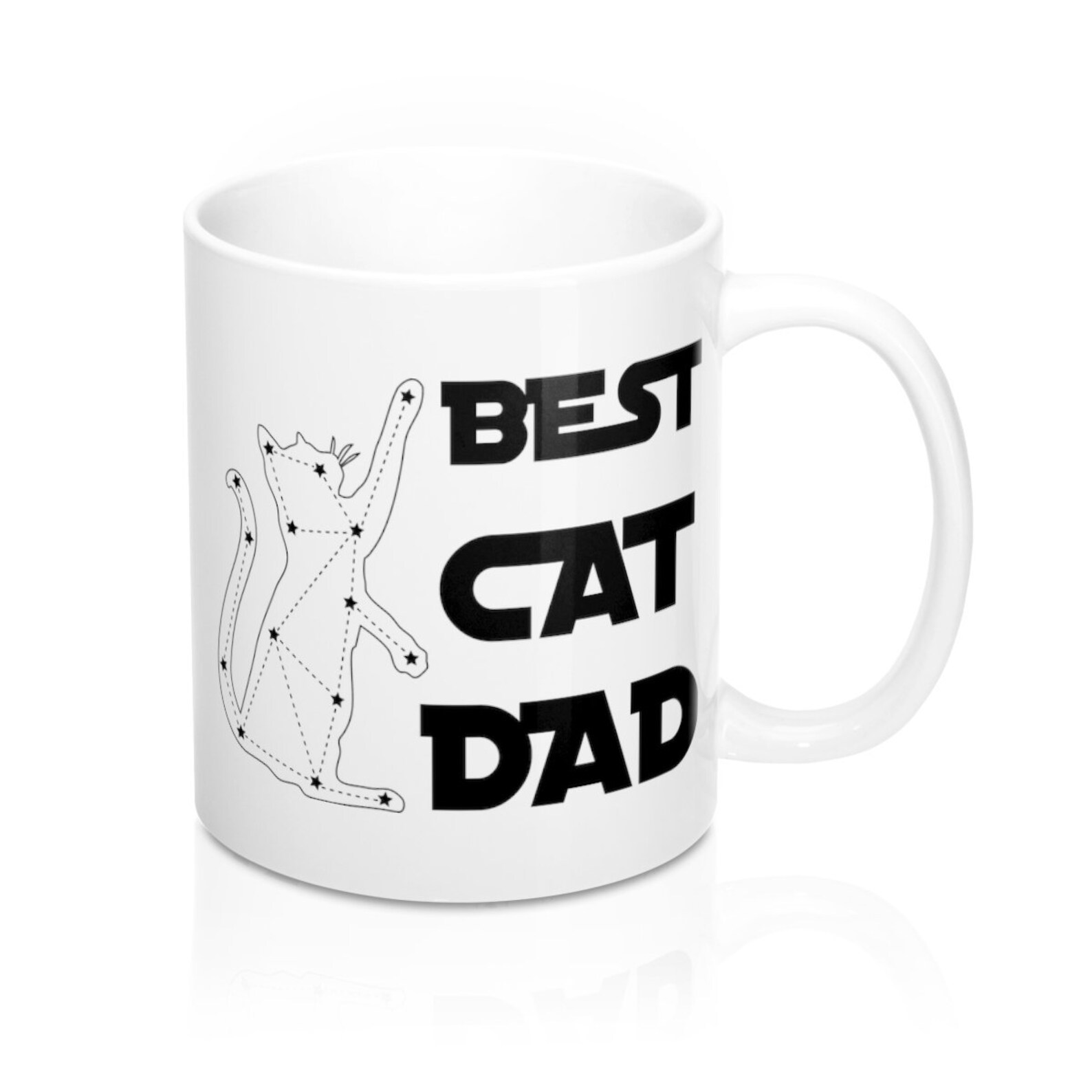 Funny Cat Mug for Cat Dad Fathers Day Gift for Dad Coffee - Etsy